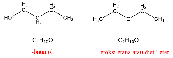 Senyawa yang berisomer fungsi dengan 1-butanoladal... Senyawa yang berisomer fungsi dengan 1-butanoladal...