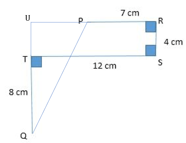Panjang ruas garis PQ pada gambar di samping adala...