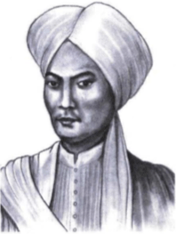 Berikut adalahilustrasi Pangeran Diponegoro. S...