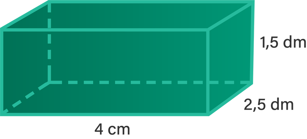 Volume balok di bawah ini adalah ....