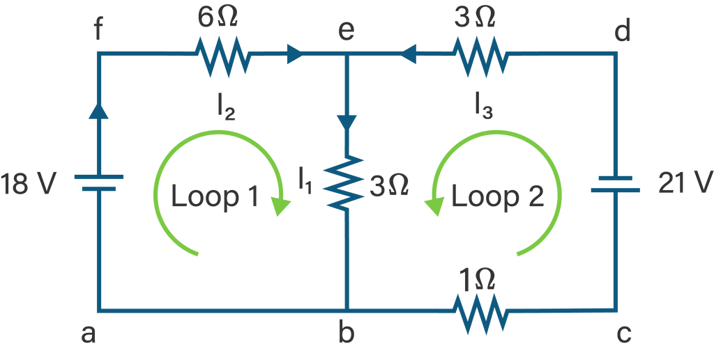 Perhatikan rangkaian berikut! Nilai I 1 , I ...