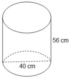 Perhatikan gambar berikut! Volume bangun ruang ...