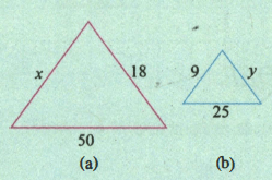 Jika pasangan bangun berikut sebangun, tentukan ni...